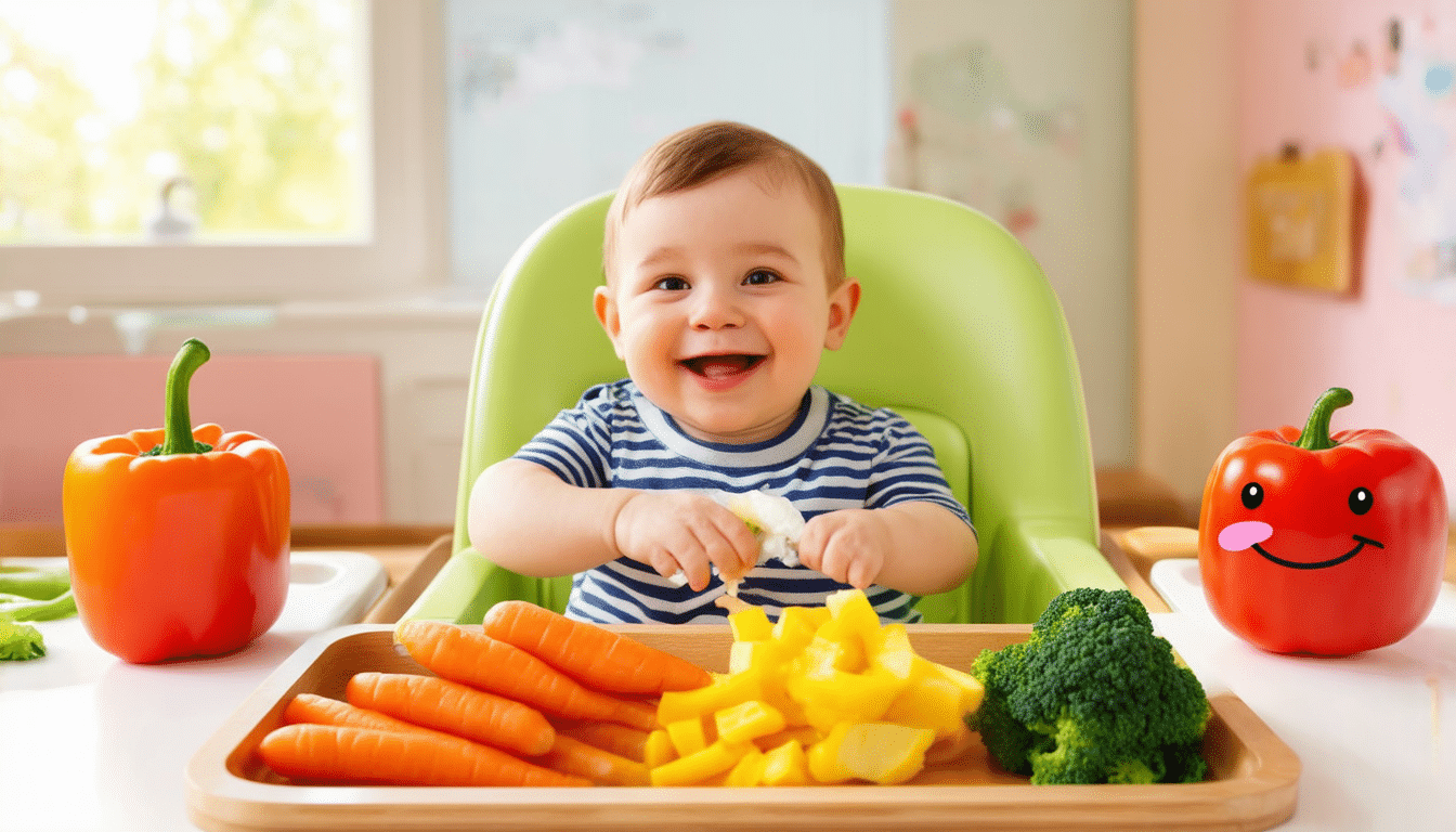 Des légumes pour bébé : astuces gourmandes pour l'inciter à manger